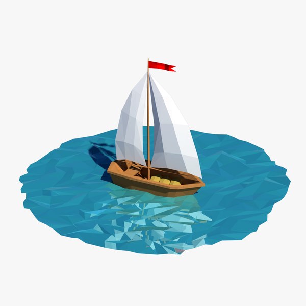 3d boat cartoon