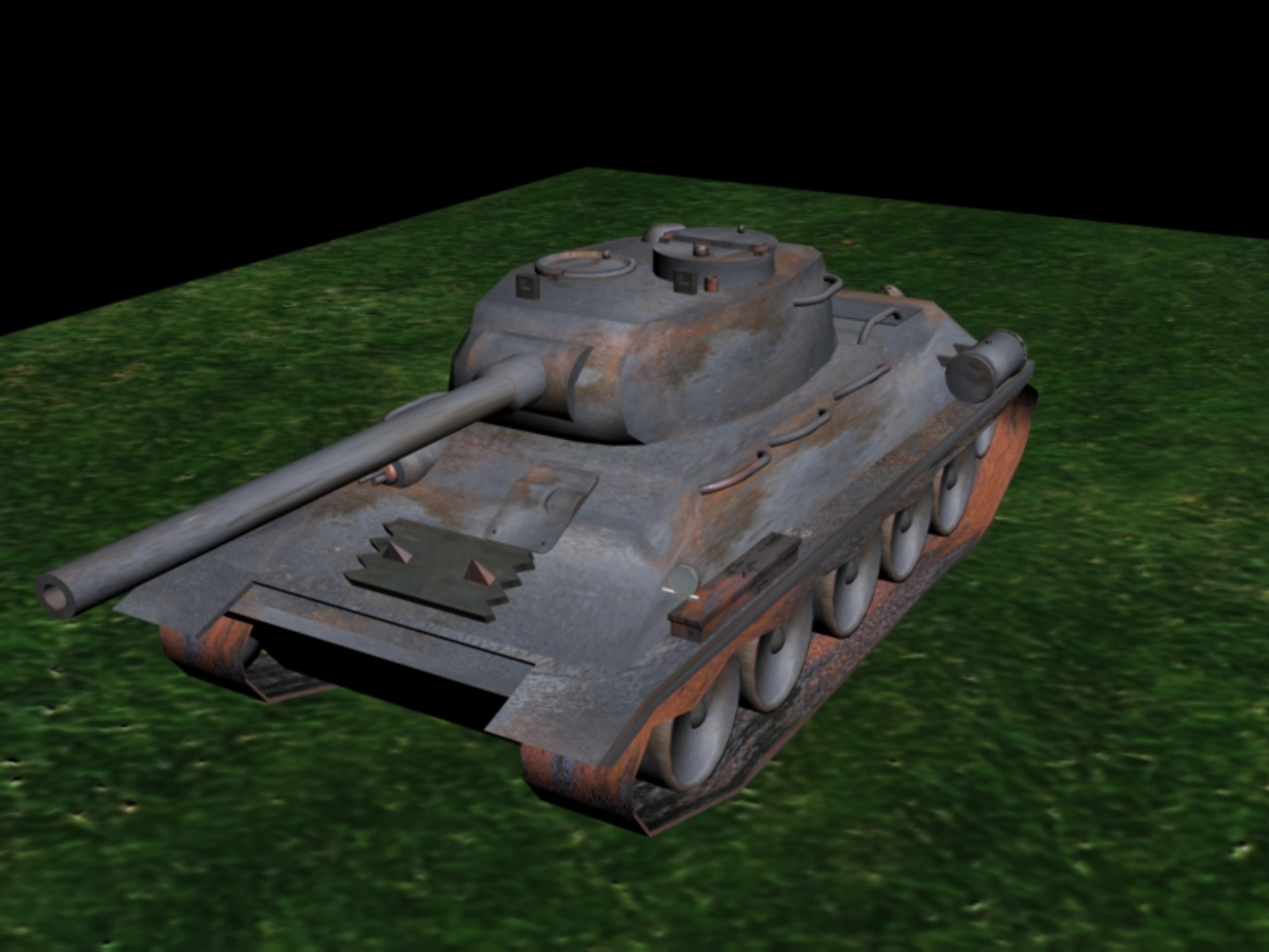 free max model t-34 tank