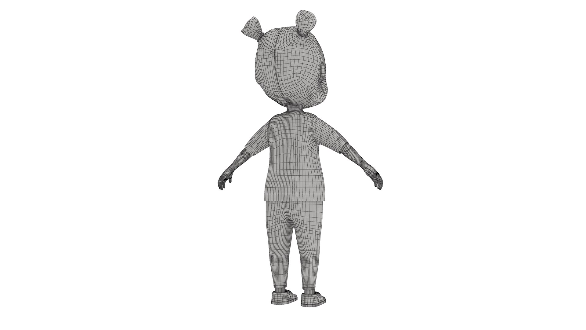 Cartoon Girl Rigged model - TurboSquid 2156921
