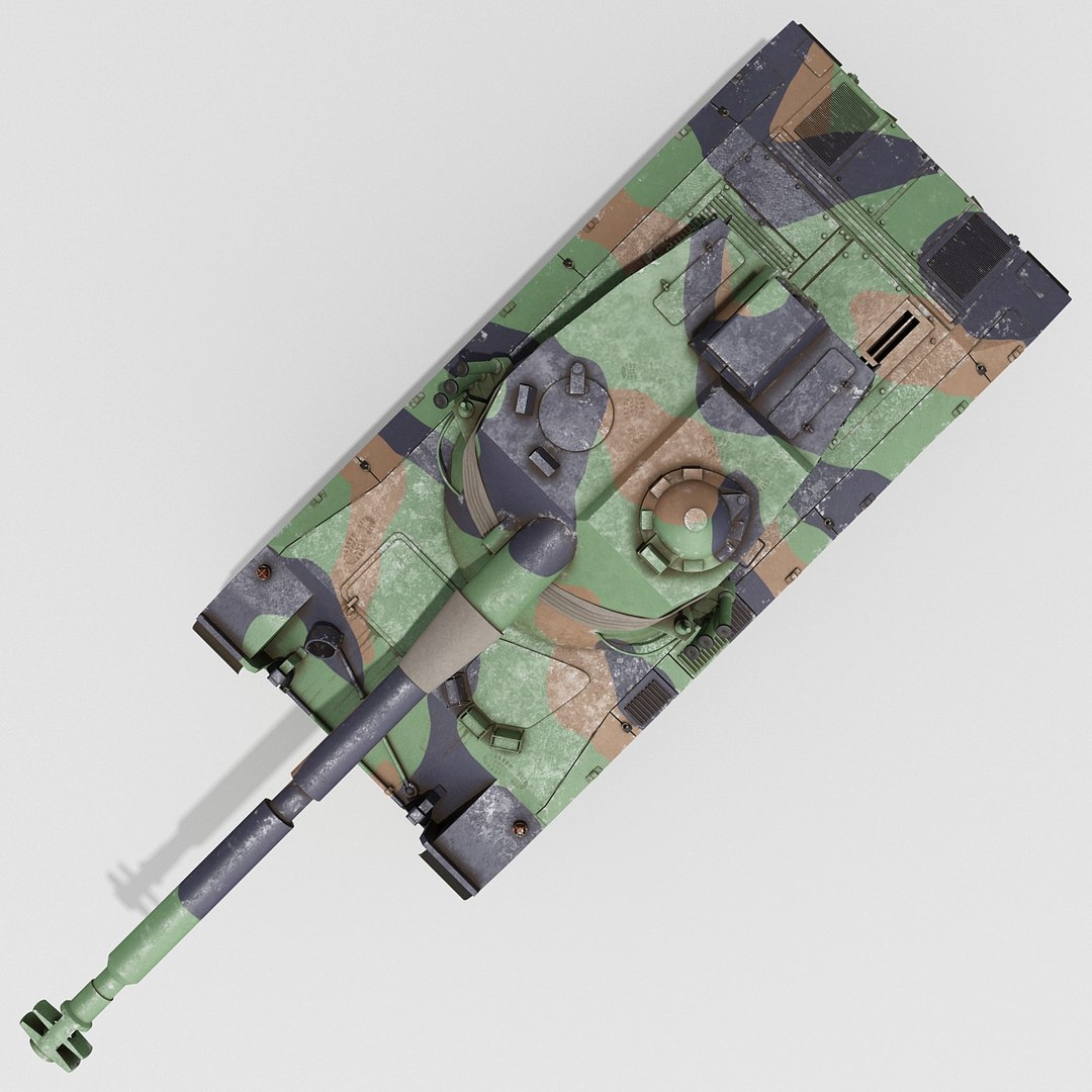3d model austrian sk-105 light tank