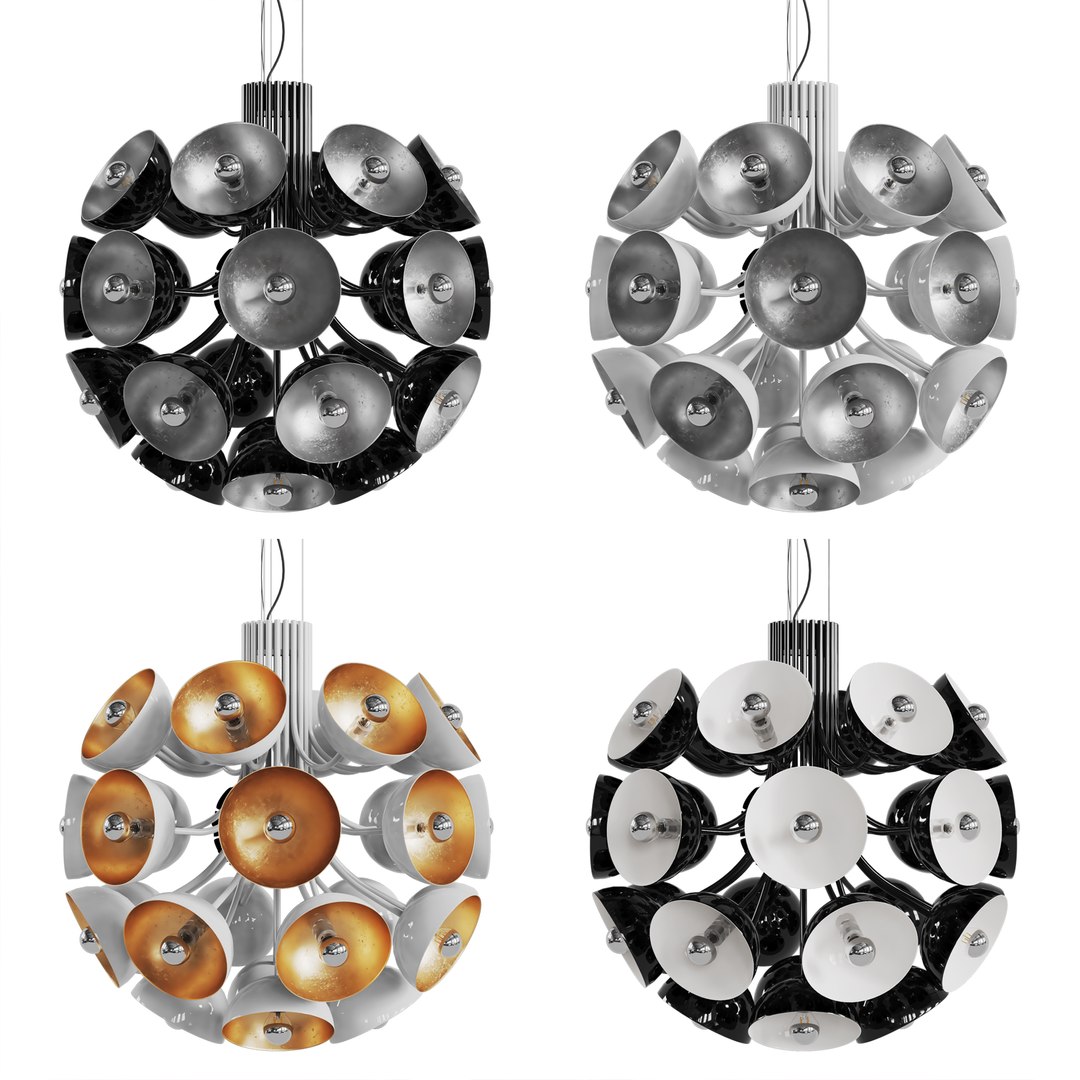 Evi Style Symphony LA75 Pendant Light 8 Materials 3D - TurboSquid 1913665