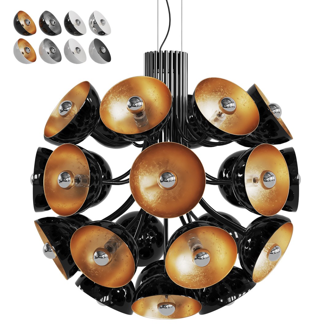 Evi Style Symphony LA75 Pendant Light 8 Materials 3D - TurboSquid 1913665