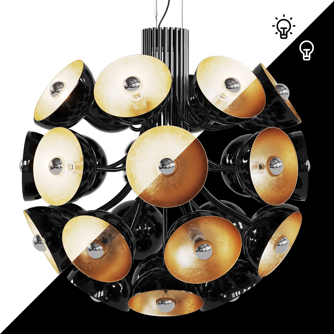 Evi Style Symphony LA75 Pendant Light 8 Materials 3D - TurboSquid 1913665