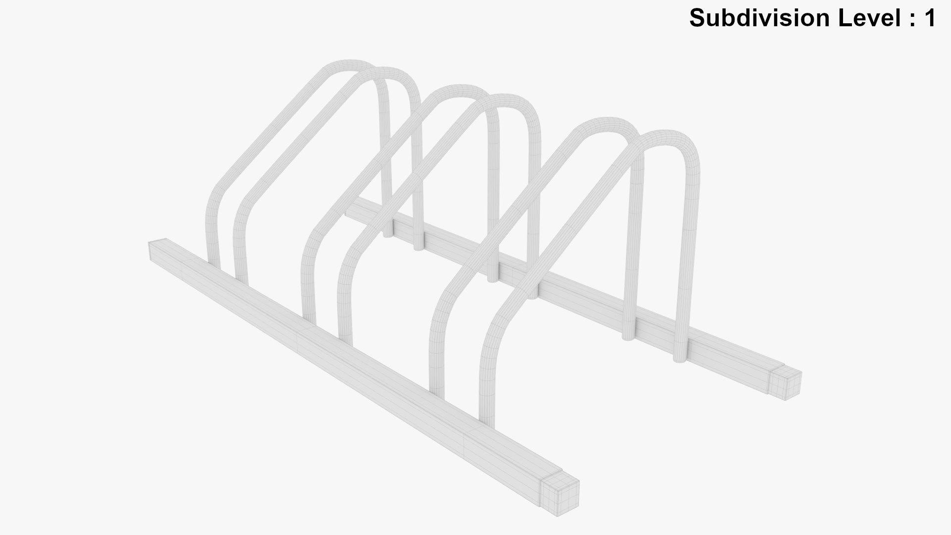 Bike Rack 3D - TurboSquid 1978642