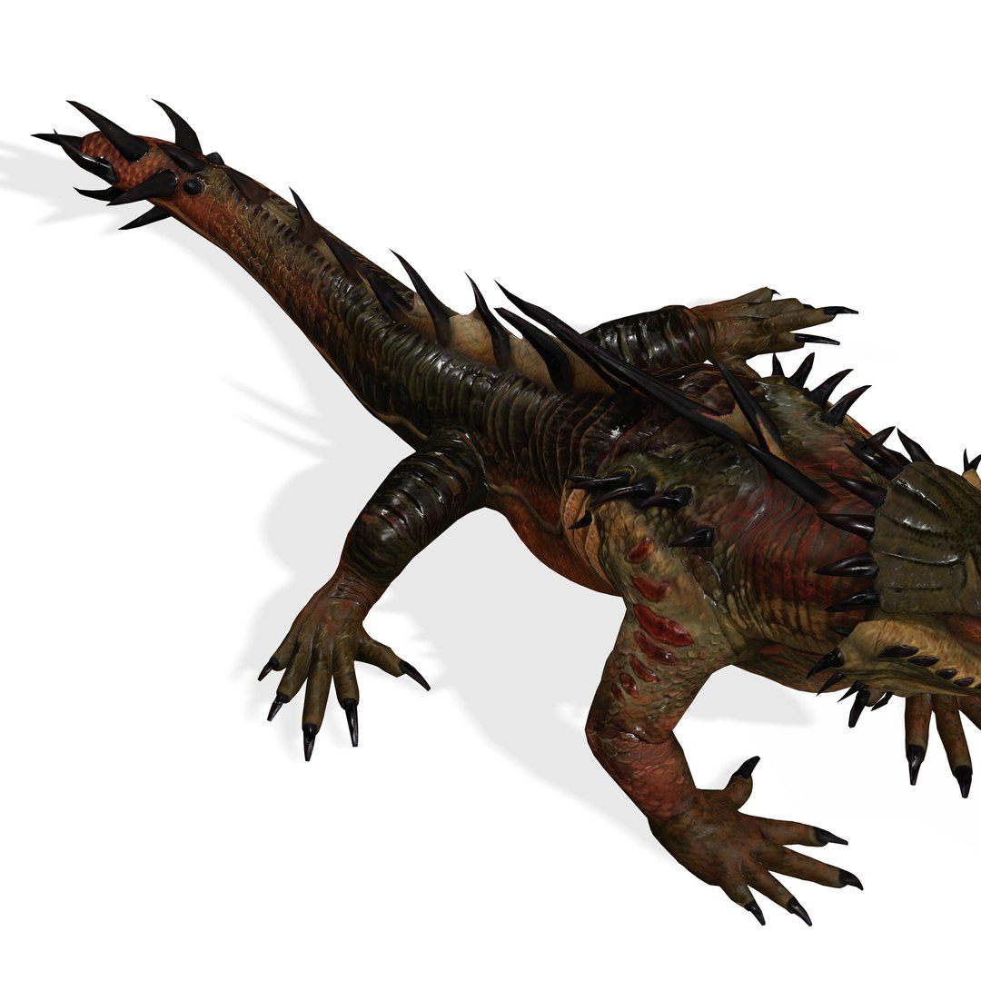 3D Model Lizard Komodo Dragon - TurboSquid 2162920