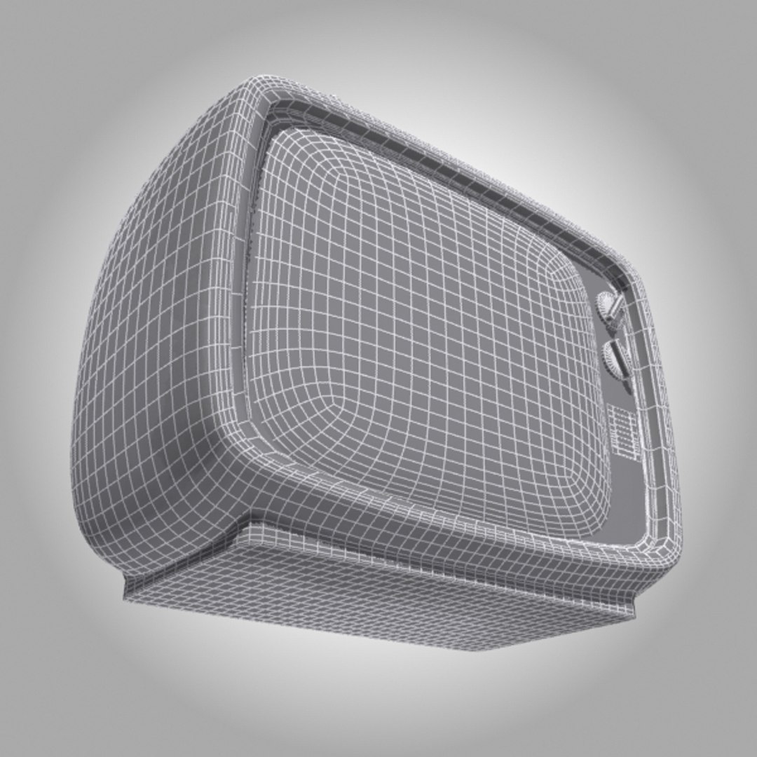 Cartoon Television 3d Model