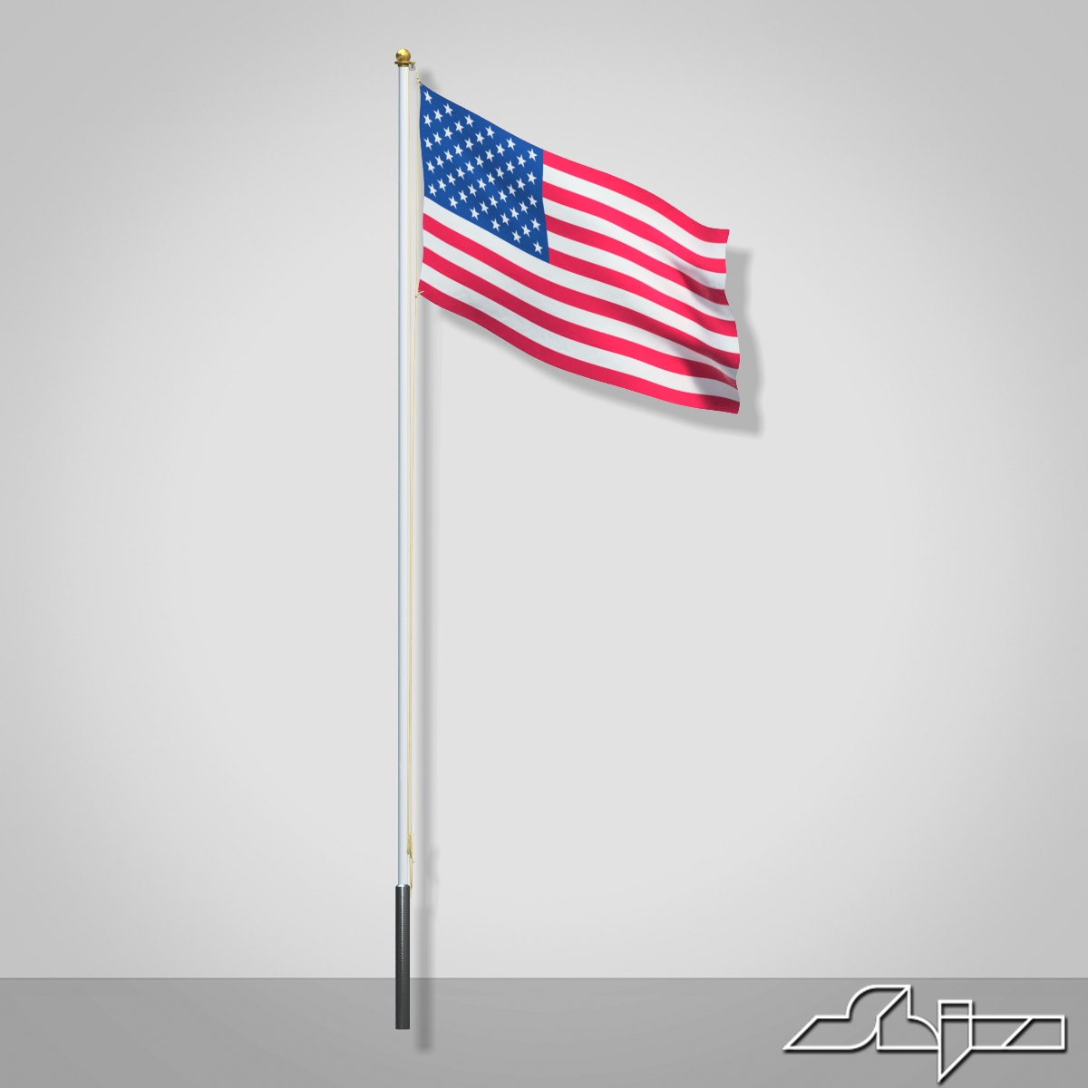 max usa flag animation looped