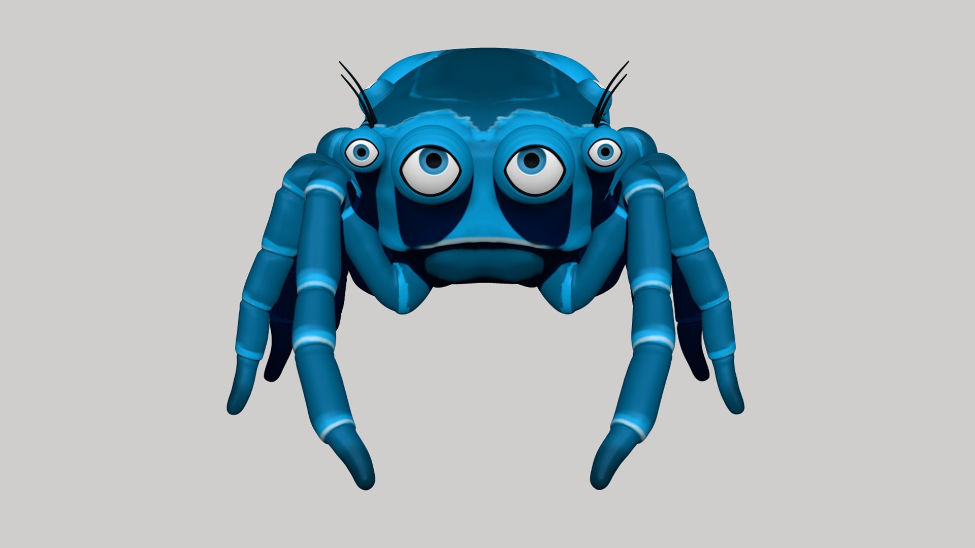 3D Model Jumpin Spider Stylized Cartoony - TurboSquid 2196538