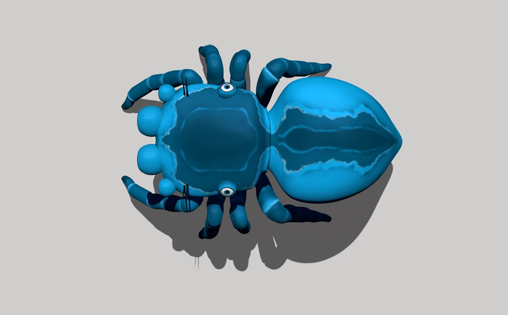 3D Model Jumpin Spider Stylized Cartoony - TurboSquid 2196538