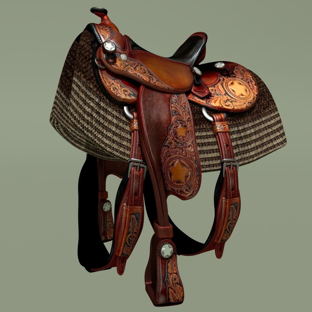 Horse Saddle Obj