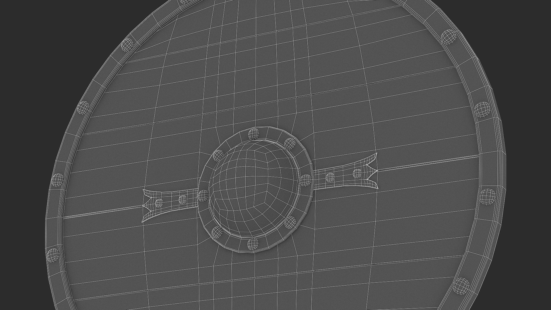 3D Model Viking Shield V2 Design 2 - TurboSquid 2285281