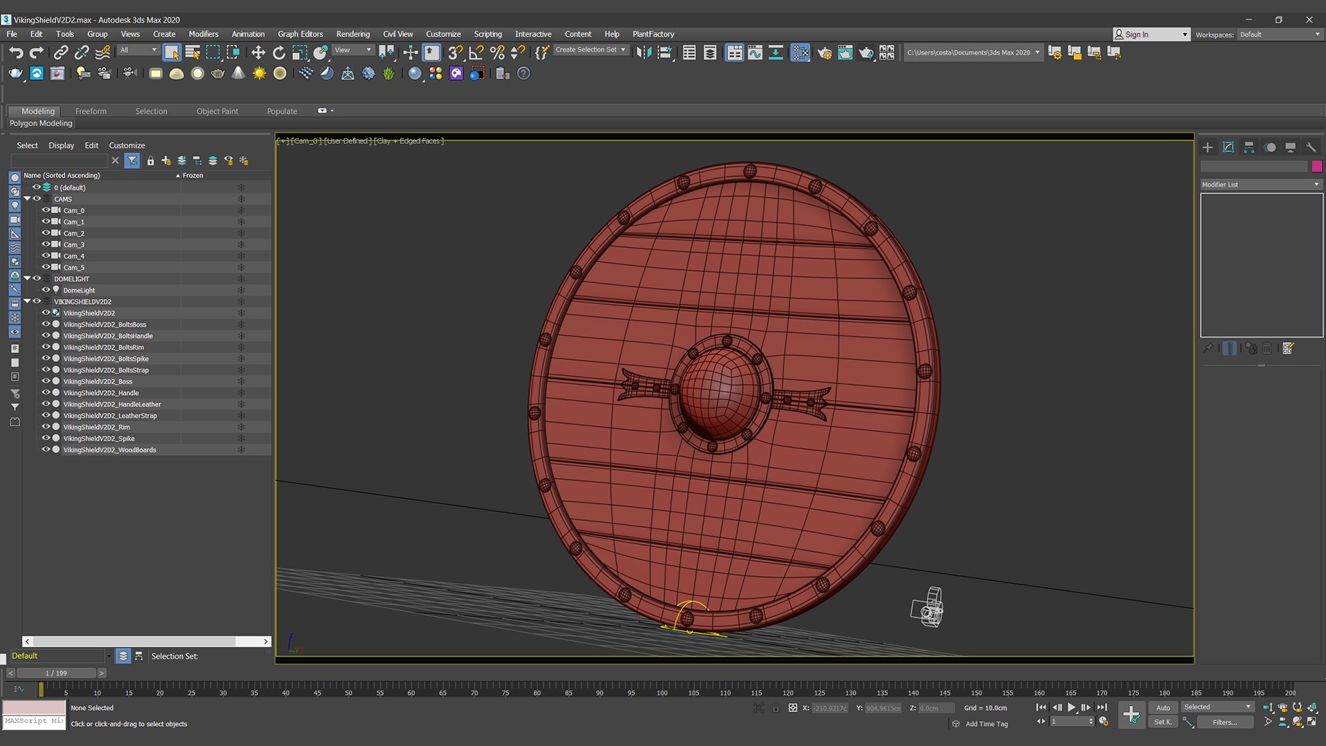 3D Model Viking Shield V2 Design 2 - TurboSquid 2285281