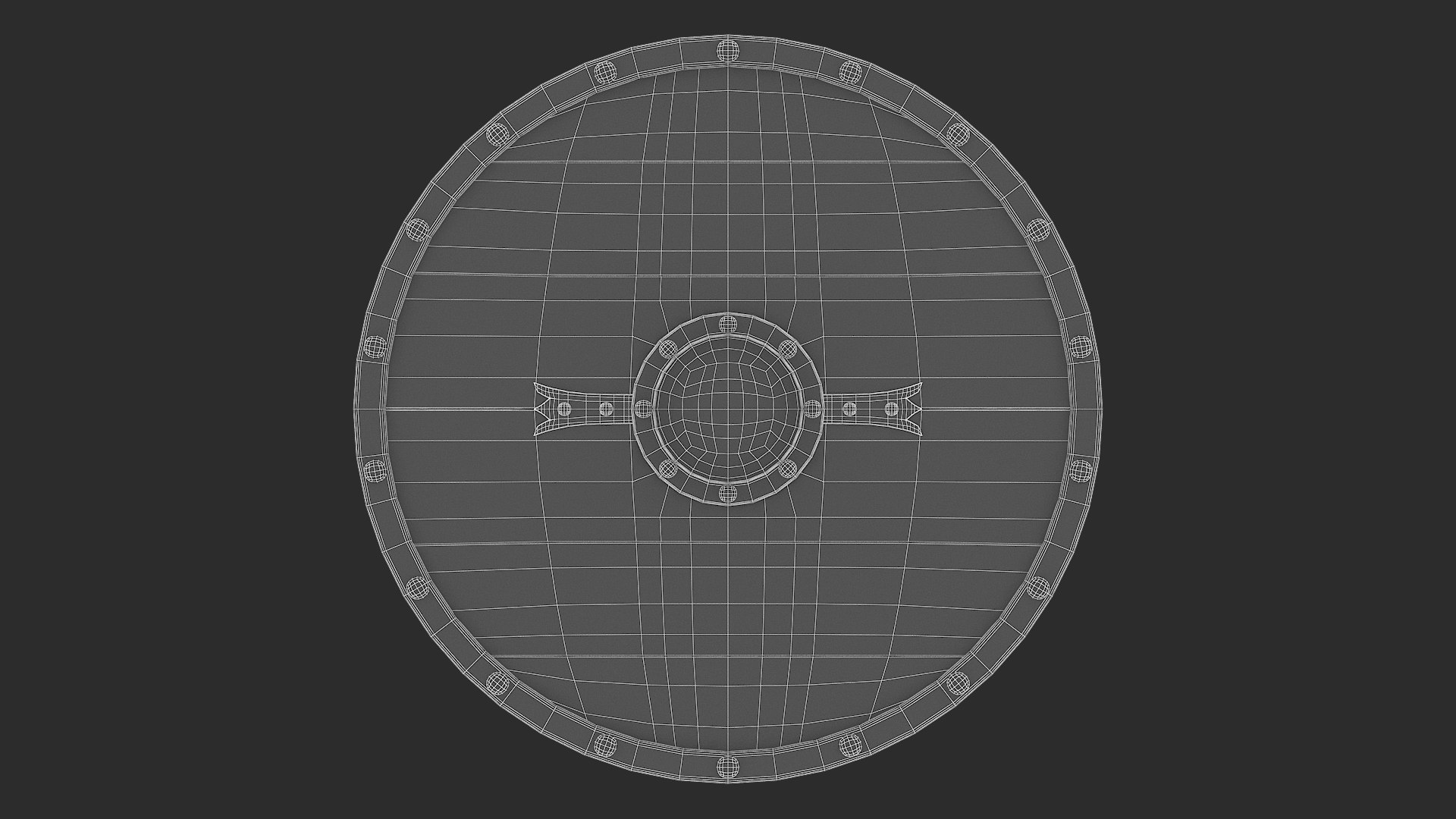 3D Model Viking Shield V2 Design 2 - TurboSquid 2285281