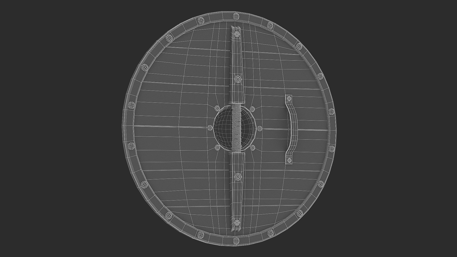 3D Model Viking Shield V2 Design 2 - TurboSquid 2285281