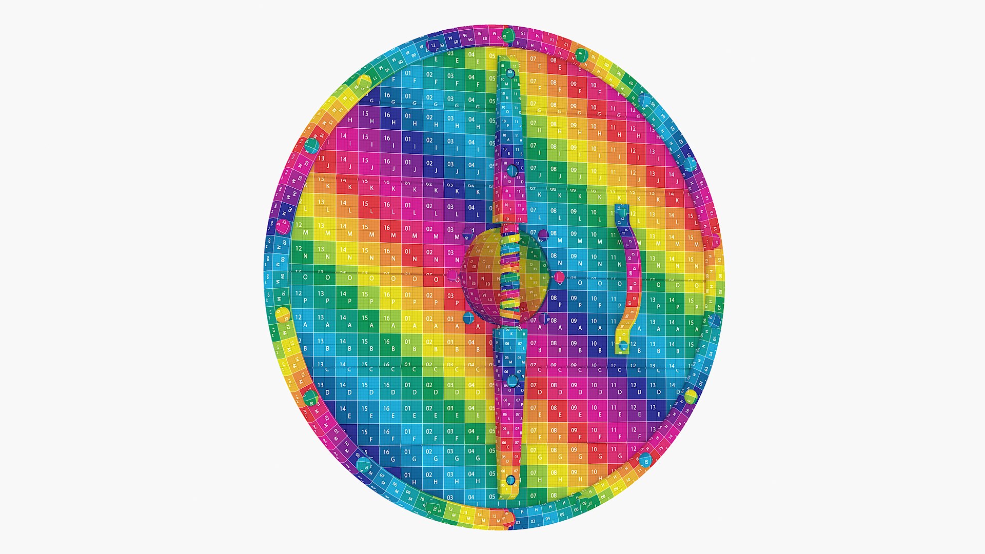 3D Model Viking Shield V2 Design 2 - TurboSquid 2285281