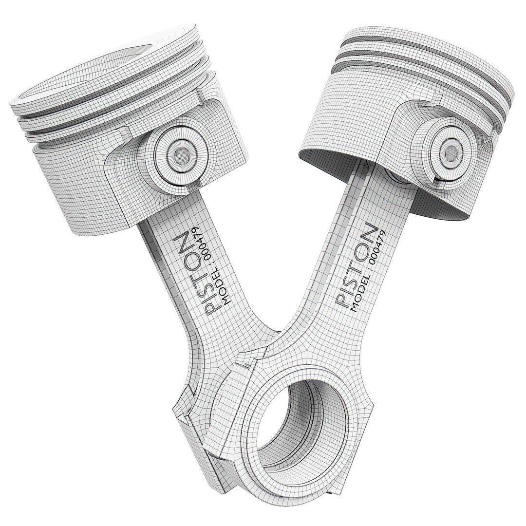 3D model Piston - TurboSquid 2108443