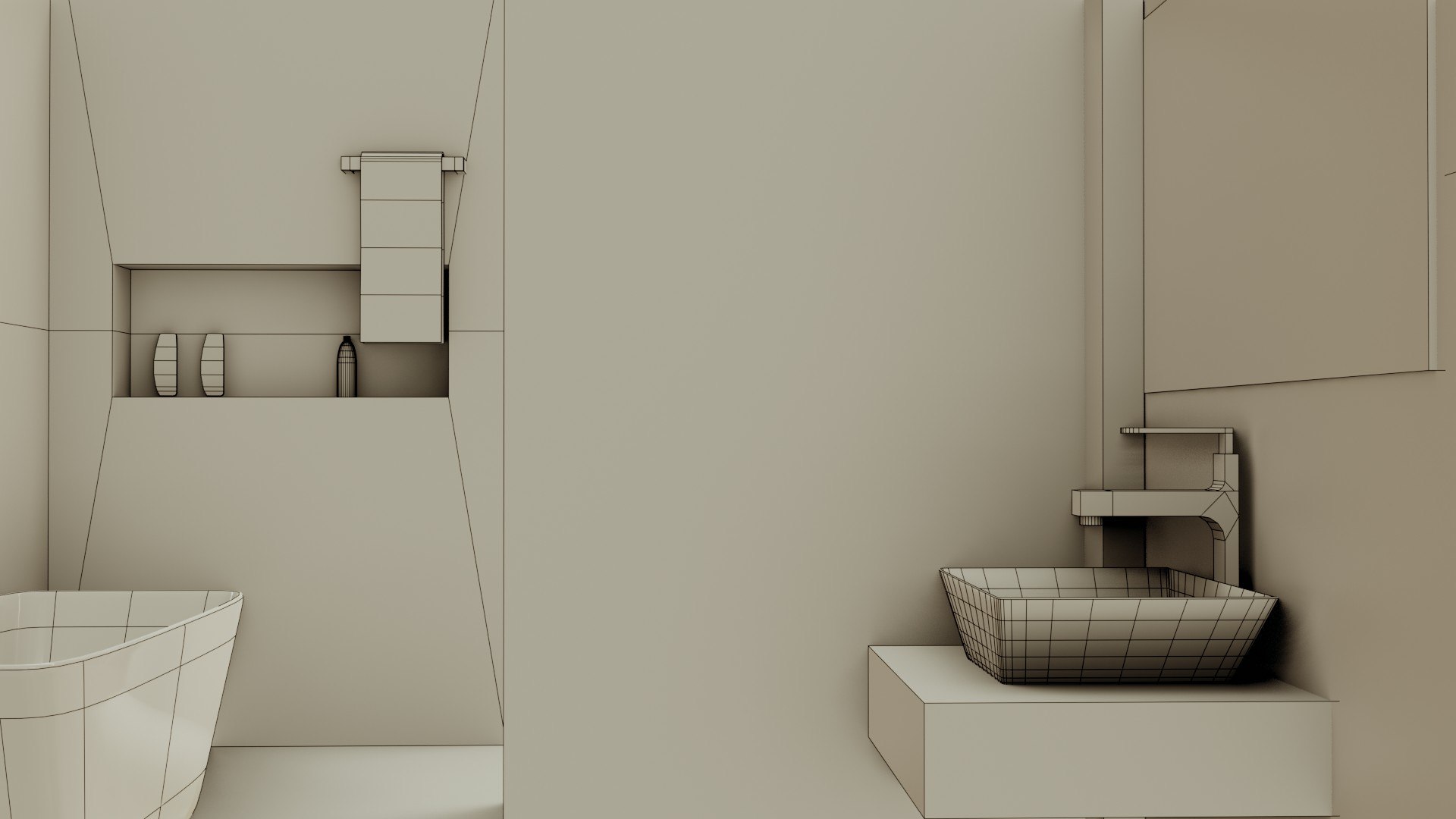 Bathroom - Low Poly - Game Ready 3D Model - TurboSquid 1736363