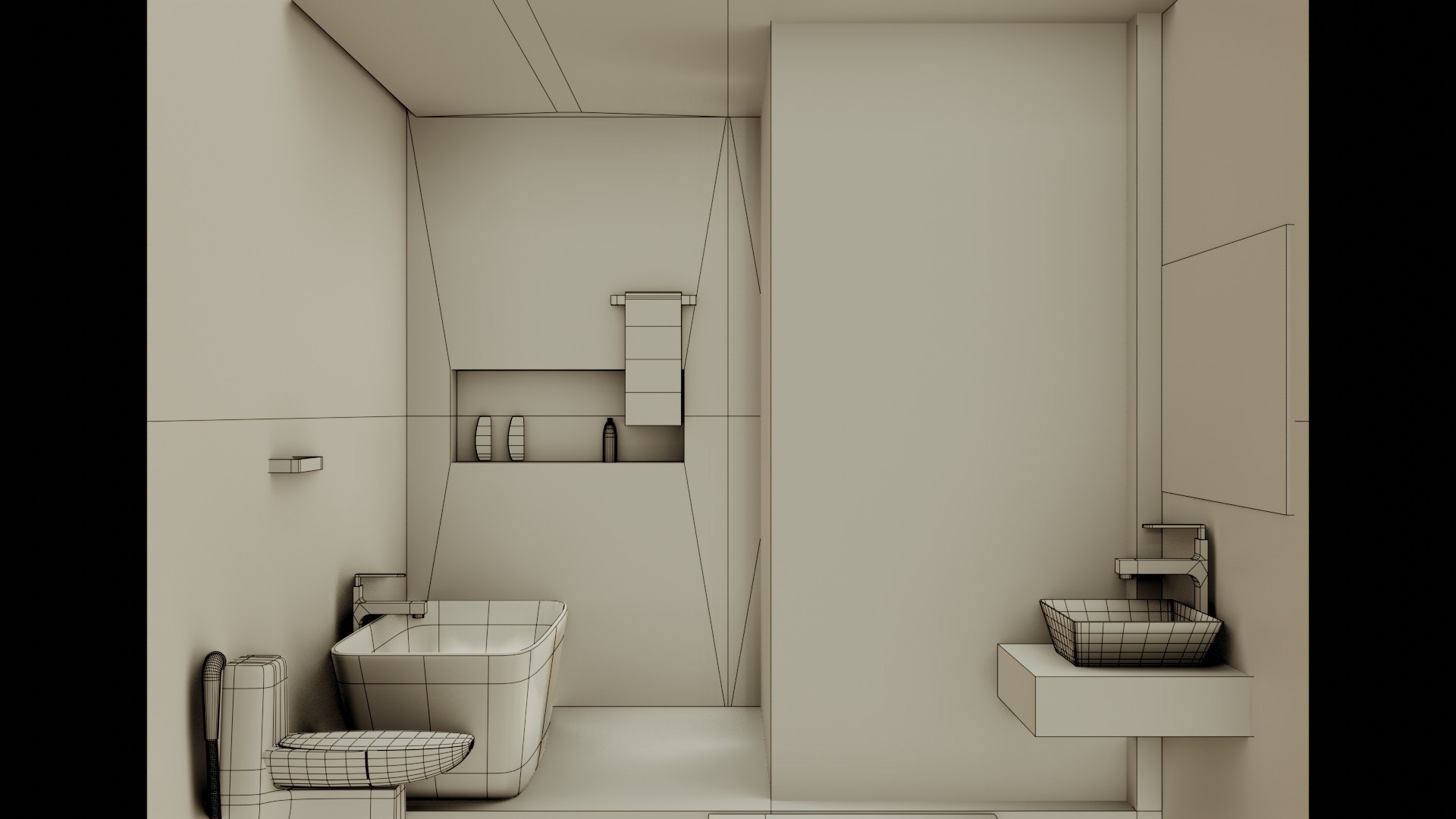 Bathroom - Low Poly - Game Ready 3D Model - TurboSquid 1736363