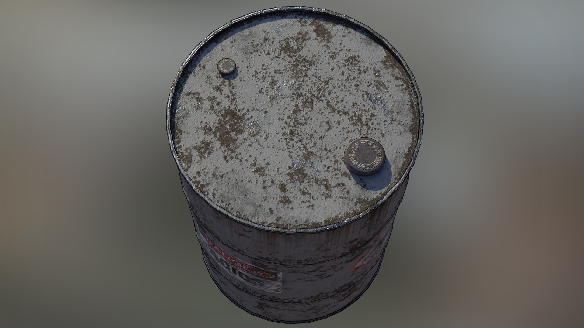 Industrial Oil Storage Drums - White 3D - TurboSquid 1806354