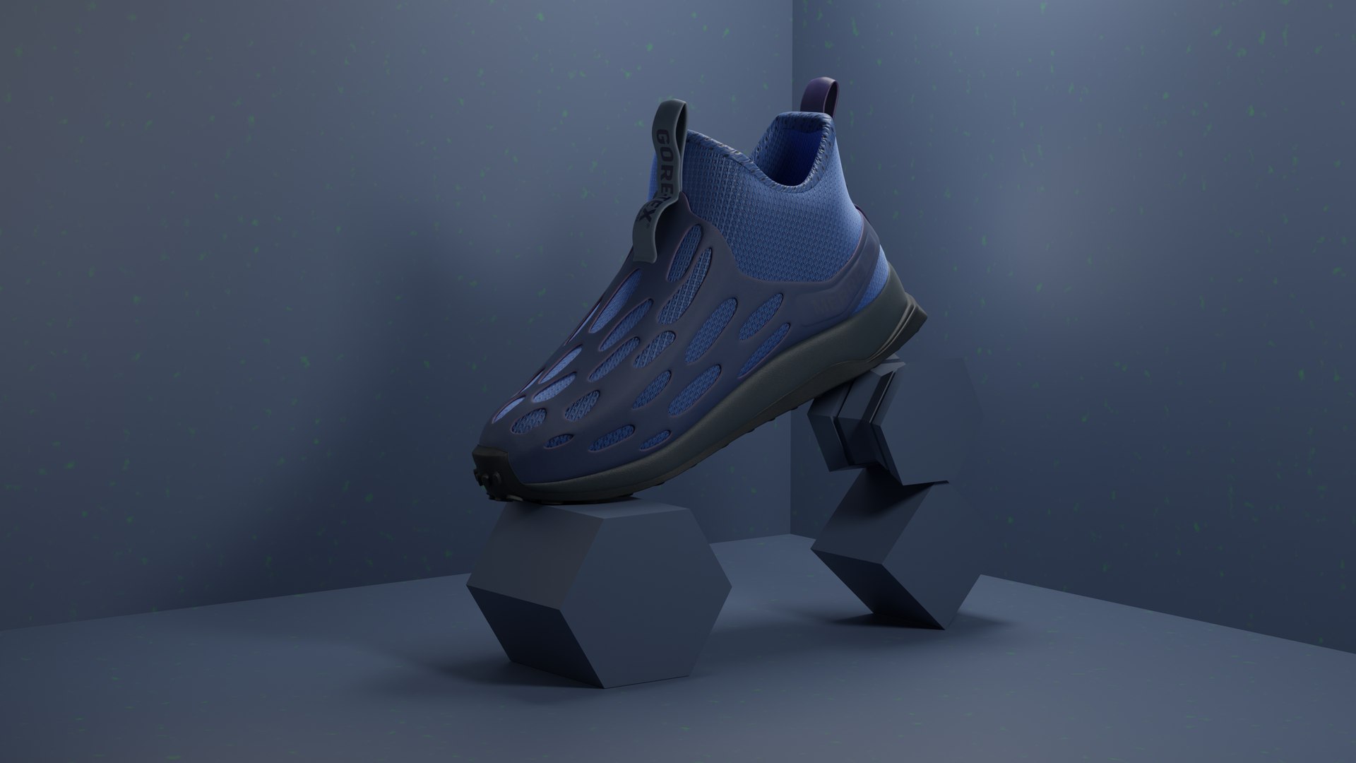 Shoes - Merrell - Hydro Runner Mid GORE-TEX 3D Model - TurboSquid 2145843