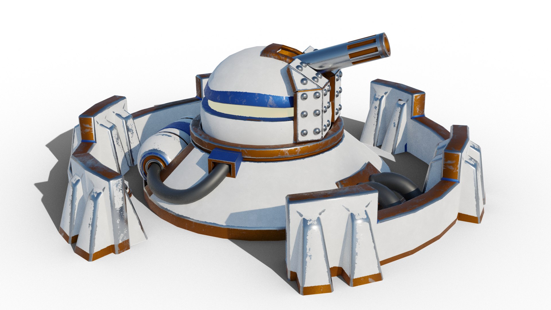 Cannon Model - TurboSquid 1896747