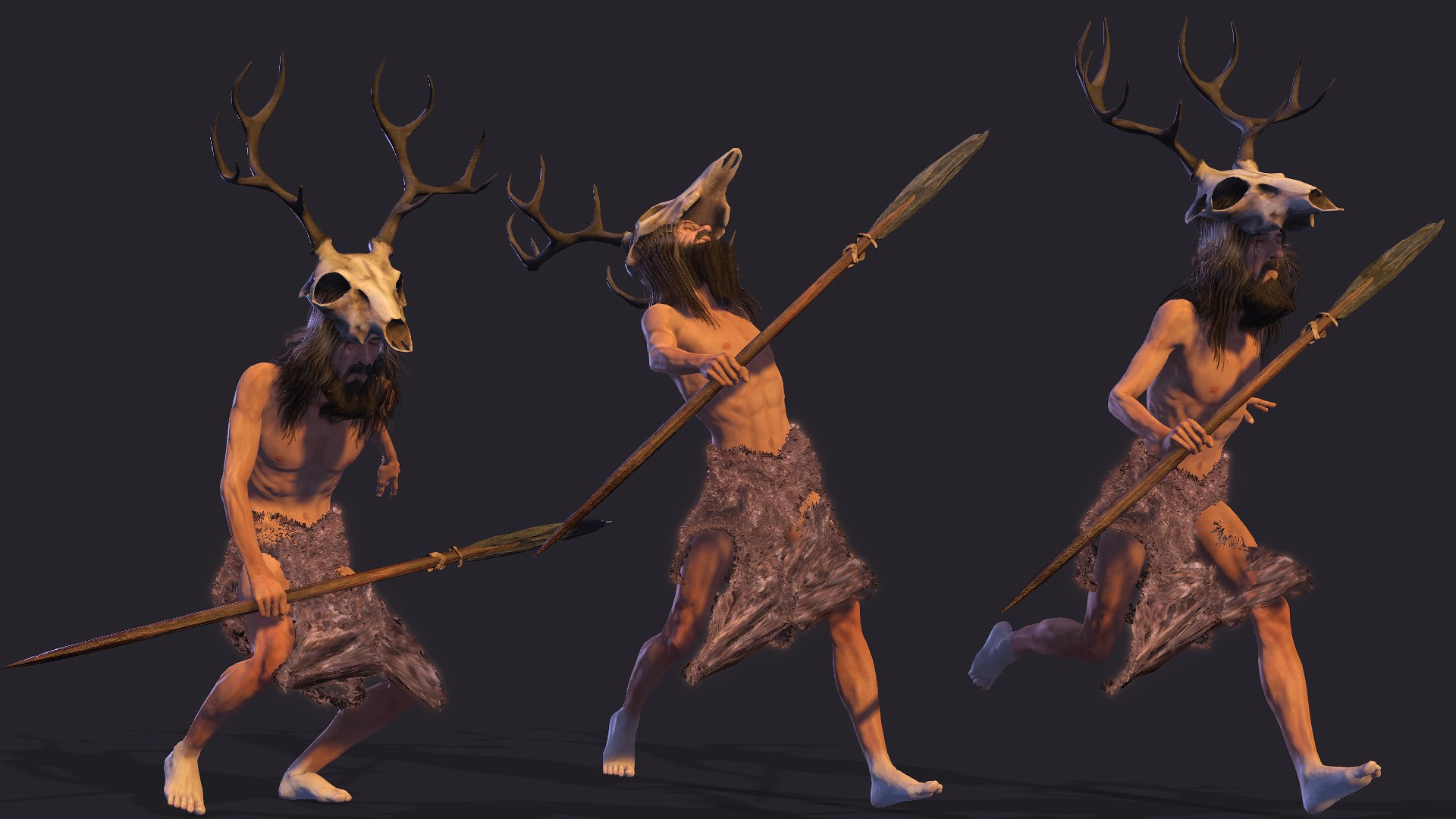 Cave Man 3D - TurboSquid 1895085