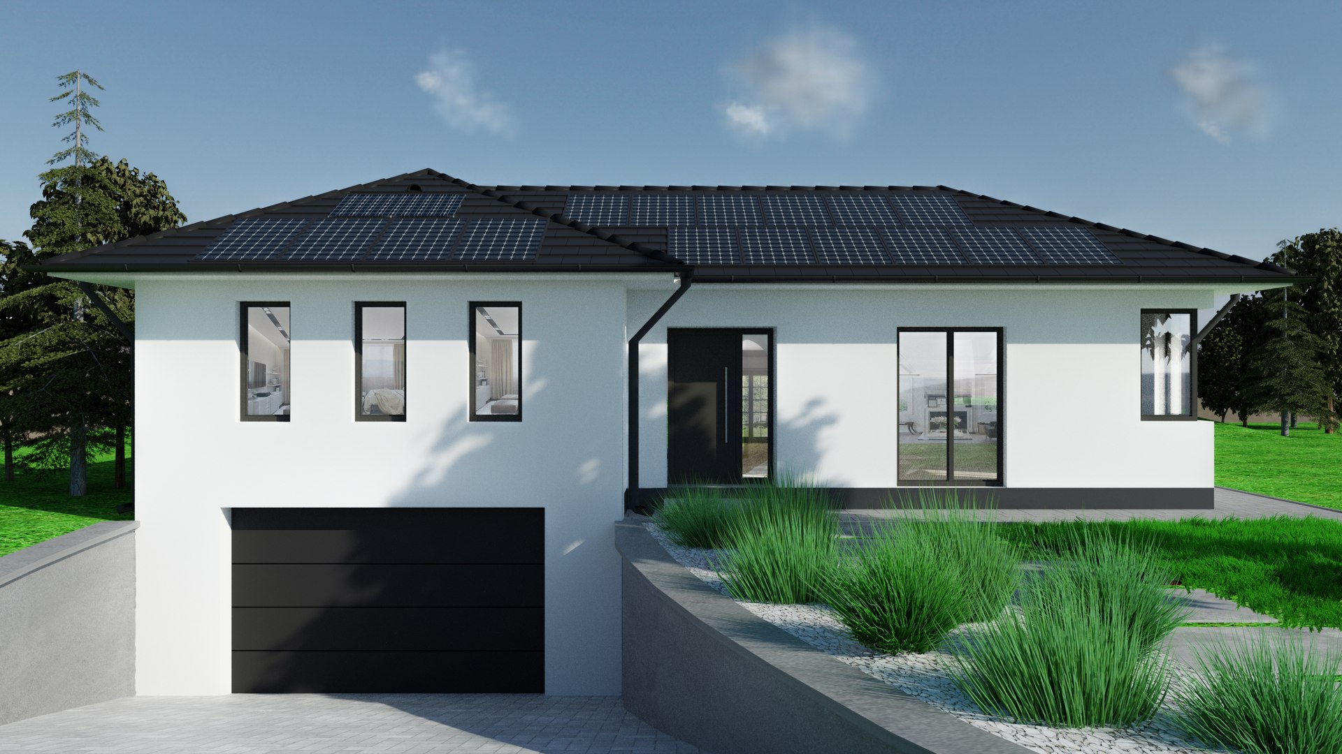 3D Model Modern Minimal House - TurboSquid 1641136