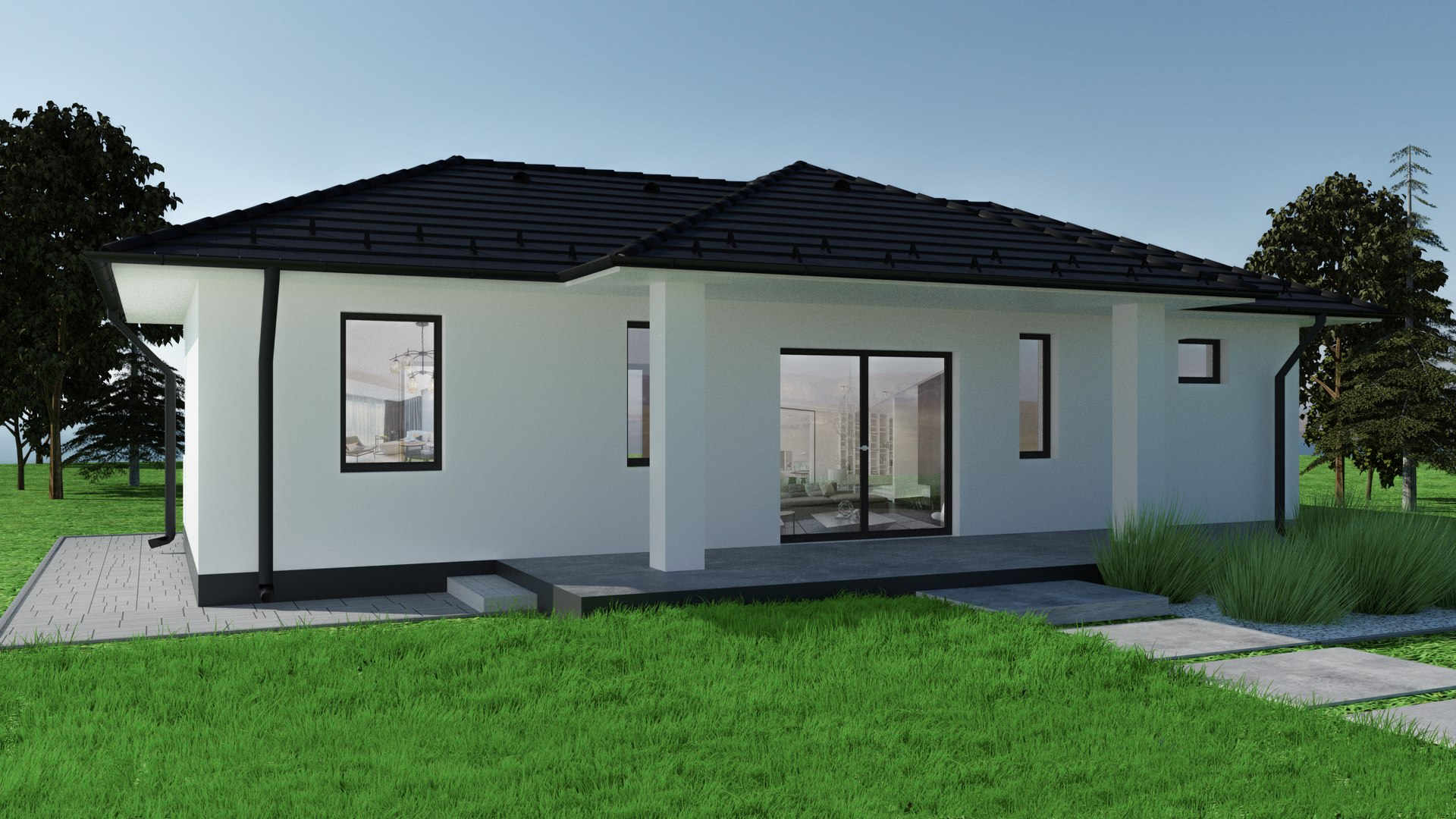 3D Model Modern Minimal House - TurboSquid 1641136