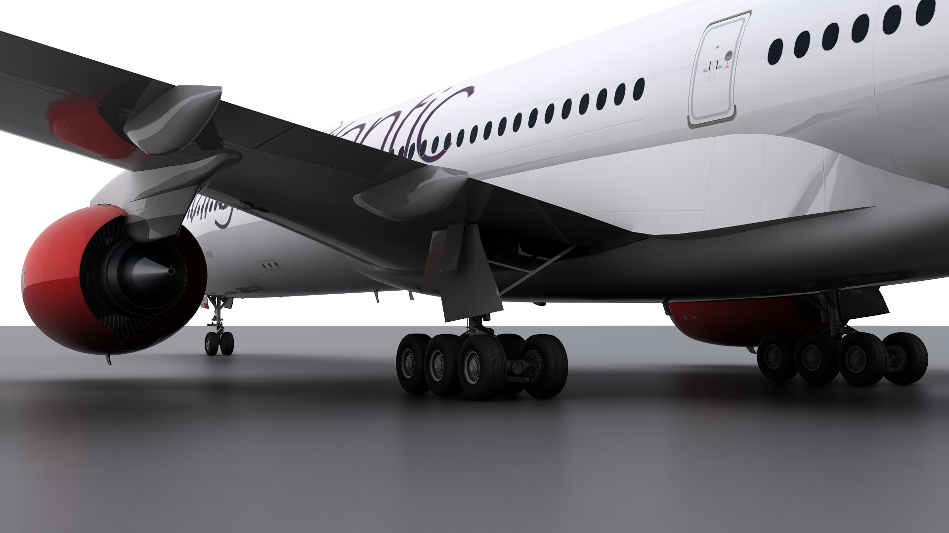3D A350-1000 - Virgin Atlantic model - TurboSquid 1797622