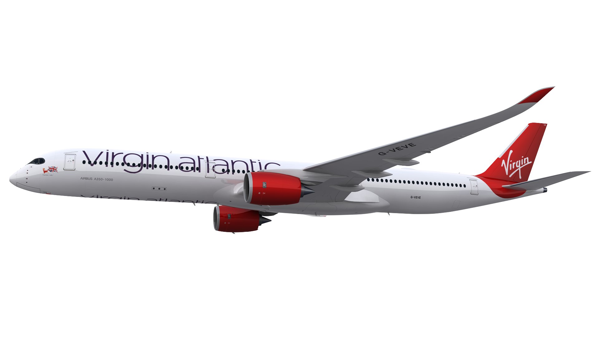3D A350-1000 - Virgin Atlantic model - TurboSquid 1797622