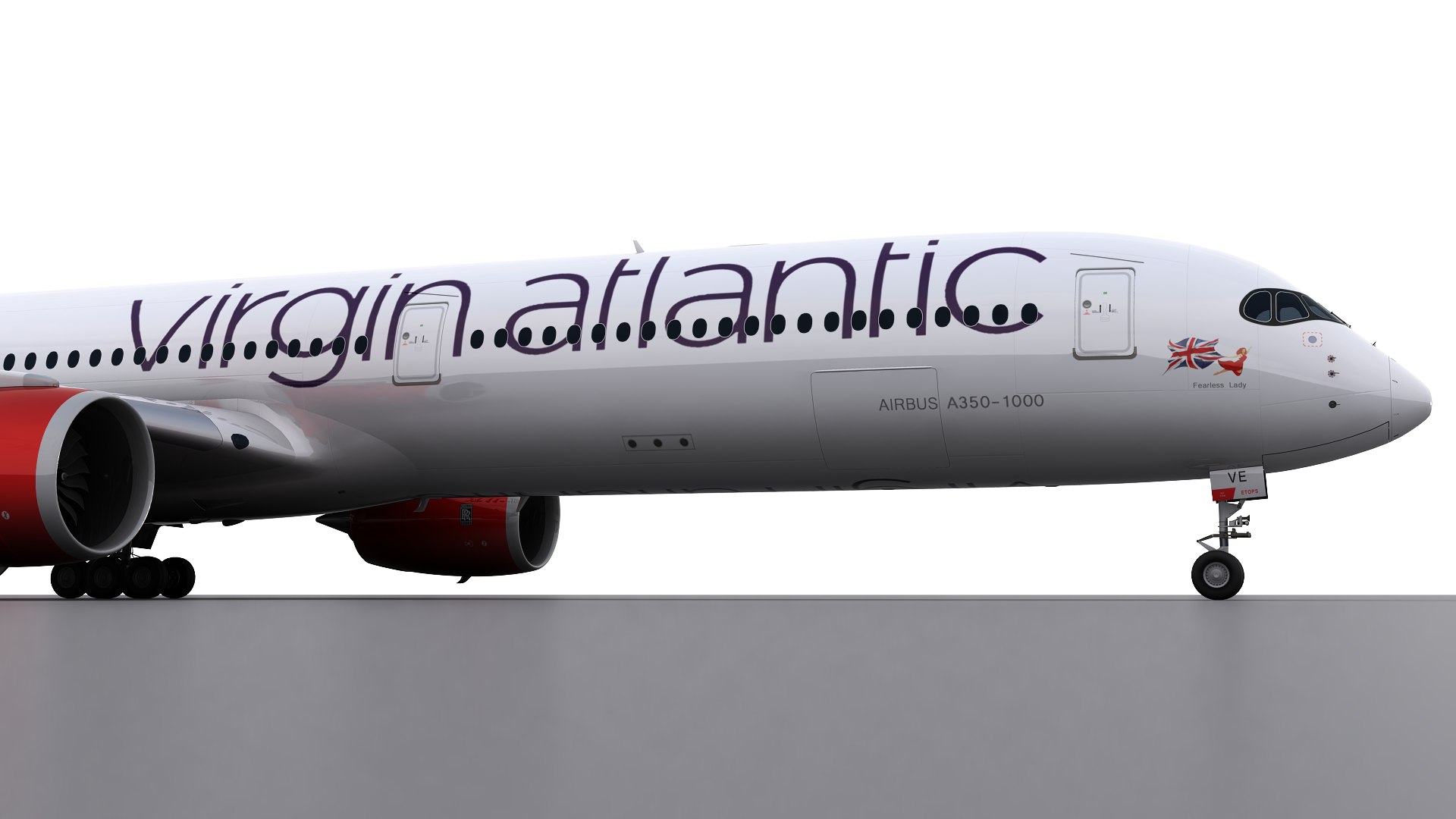 3D A350-1000 - Virgin Atlantic model - TurboSquid 1797622