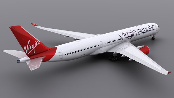 3D A350-1000 - Virgin Atlantic model - TurboSquid 1797622