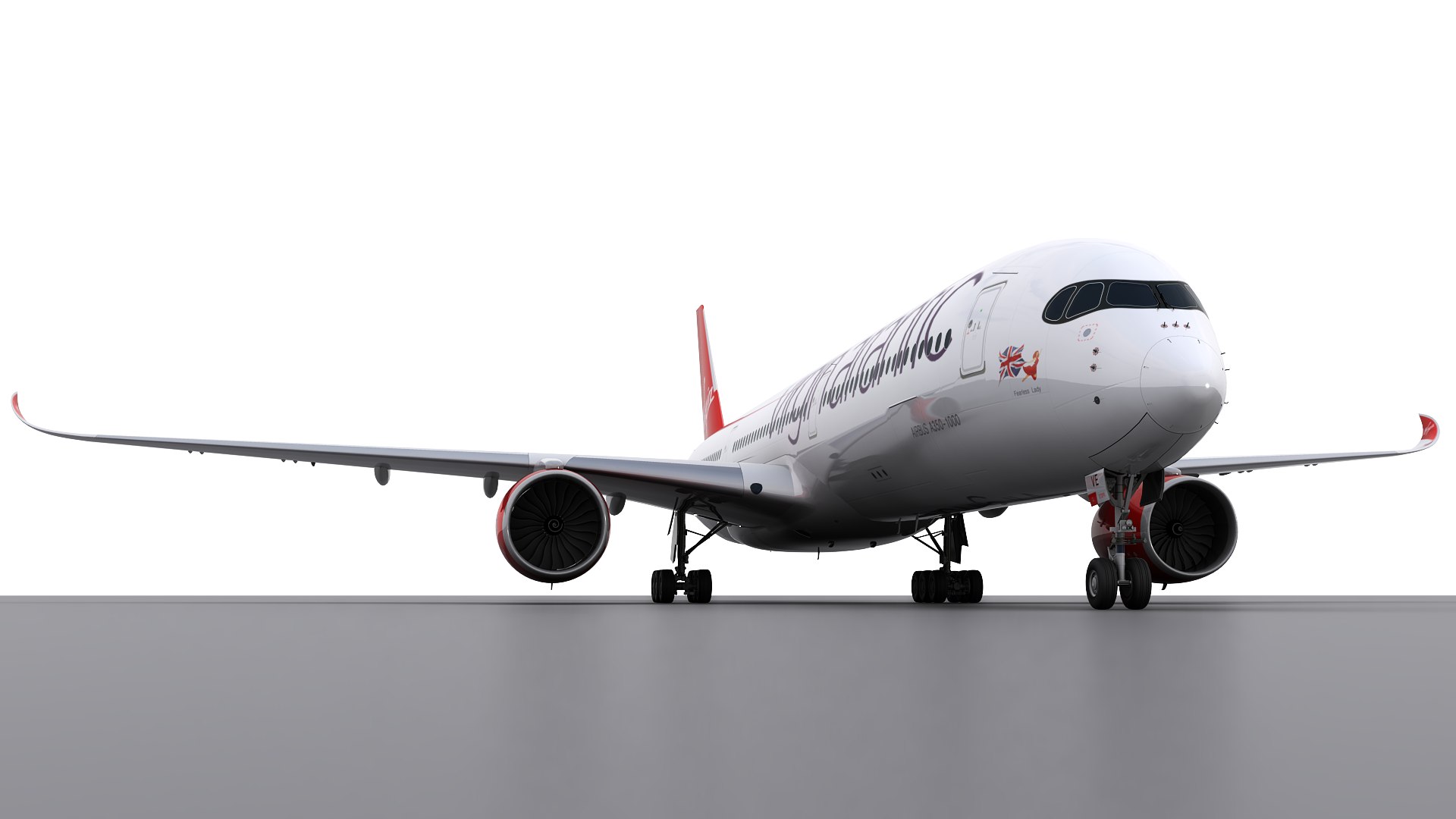 3D A350-1000 - Virgin Atlantic model - TurboSquid 1797622