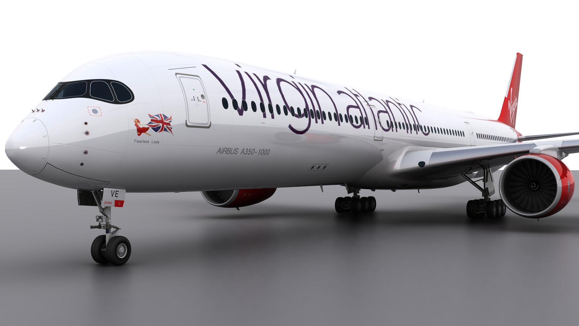 3D A350-1000 - Virgin Atlantic model - TurboSquid 1797622