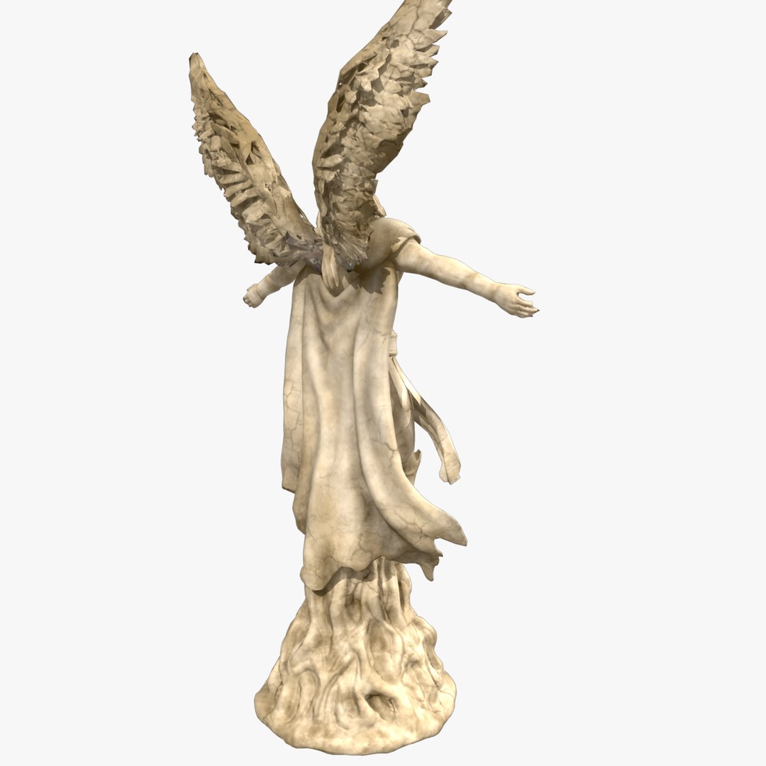 3D Angel Statue Model - TurboSquid 962197