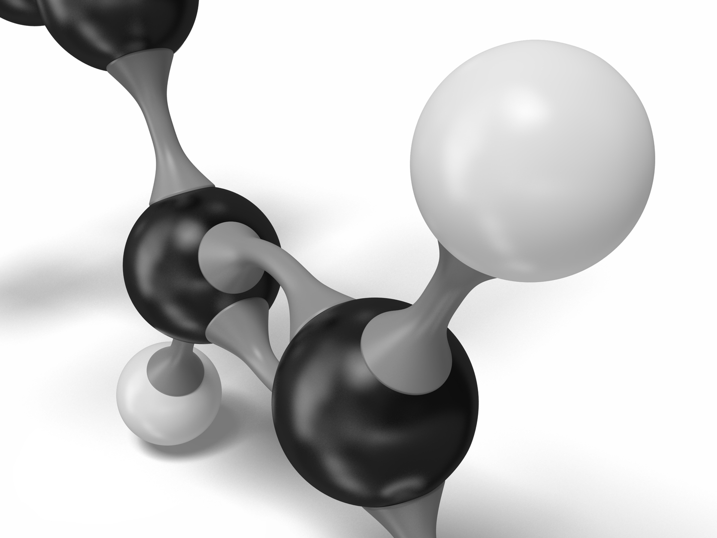 Butene molecule c4h8 modeled 3D - TurboSquid 1541335
