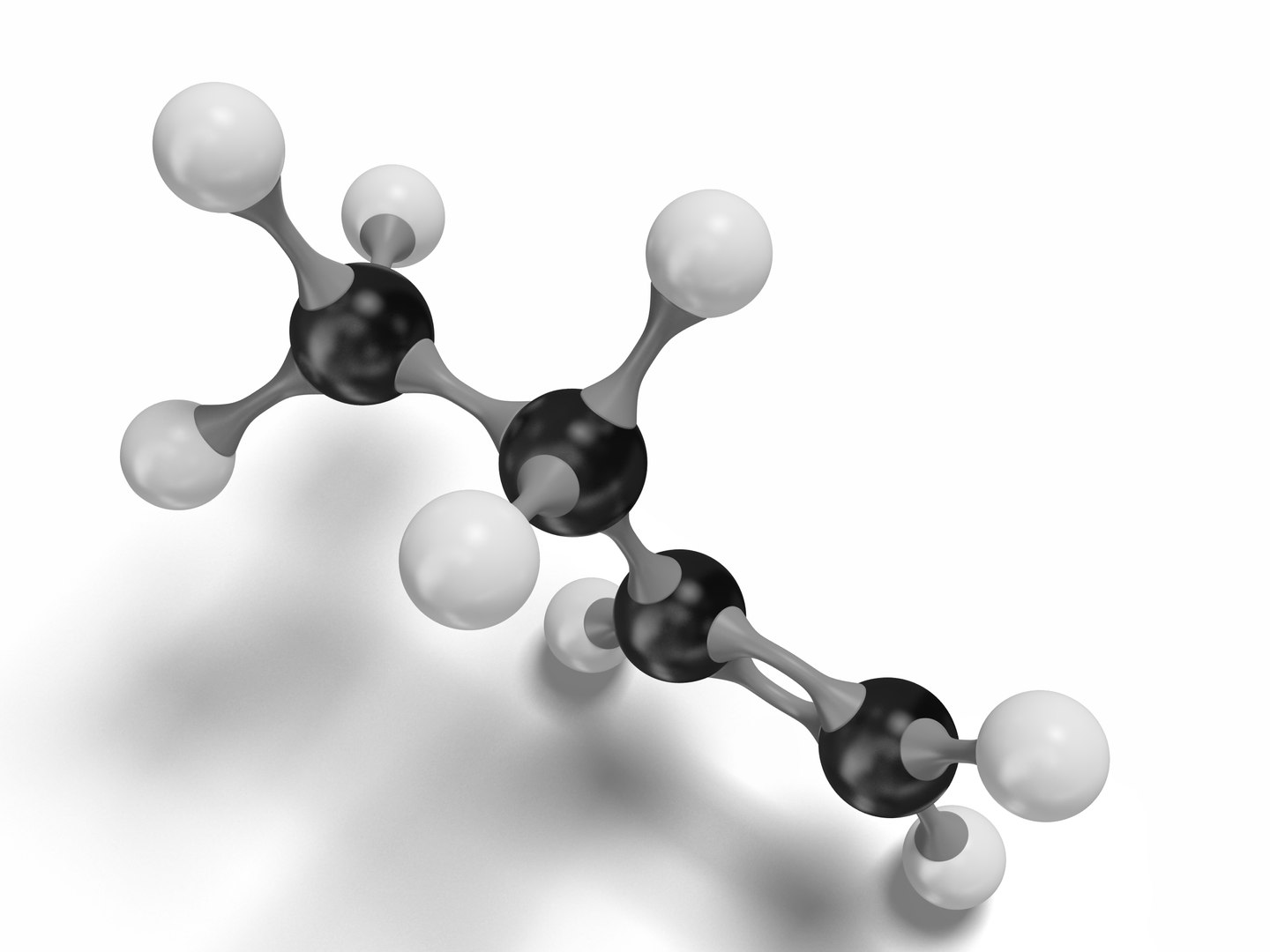 Butene Molecule C4h8 Modeled 3D - TurboSquid 1541335