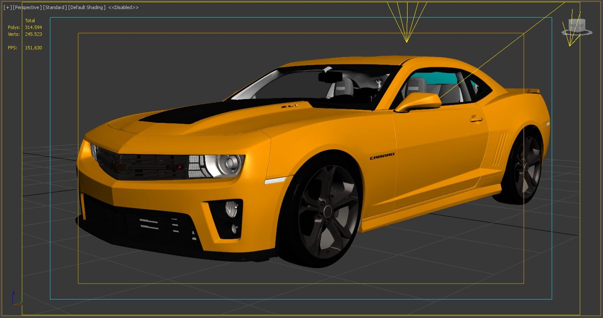 3D 2012 Chevrolet Camaro ZL1 - TurboSquid 2147469
