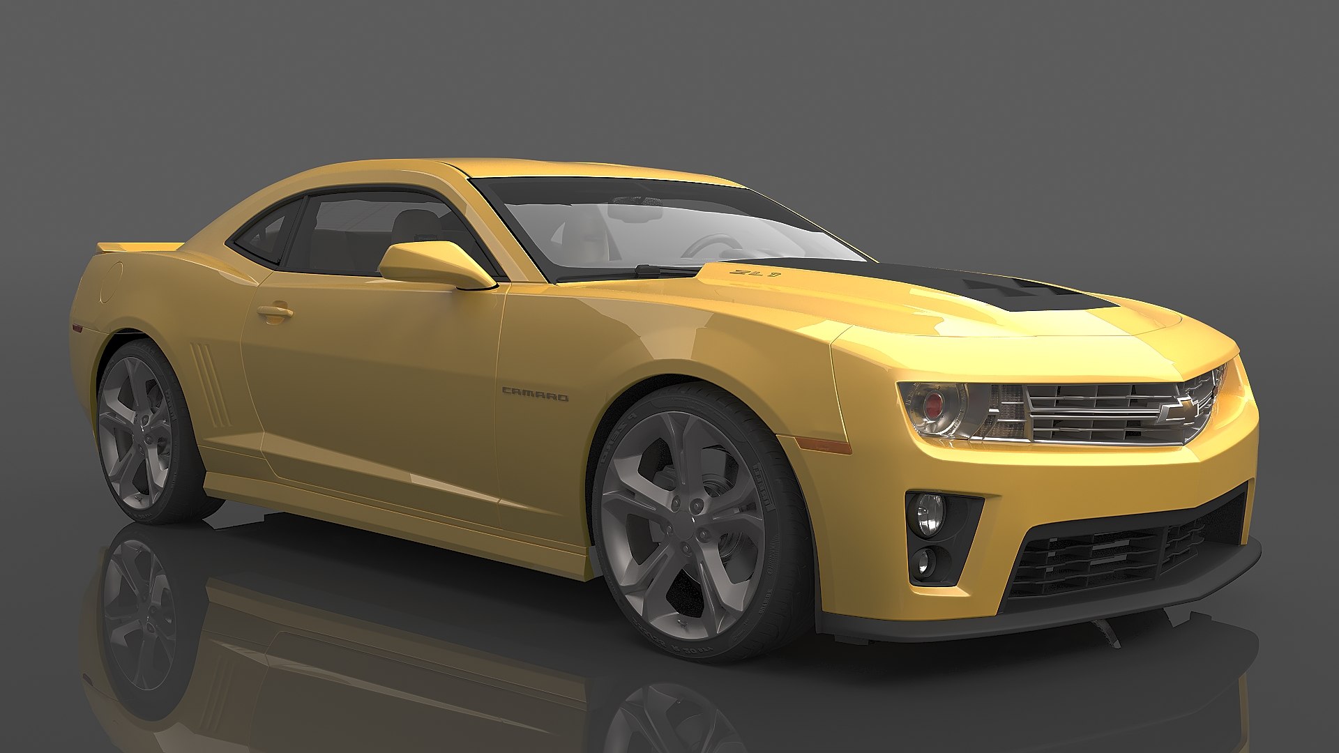 3D 2012 Chevrolet Camaro ZL1 - TurboSquid 2147469