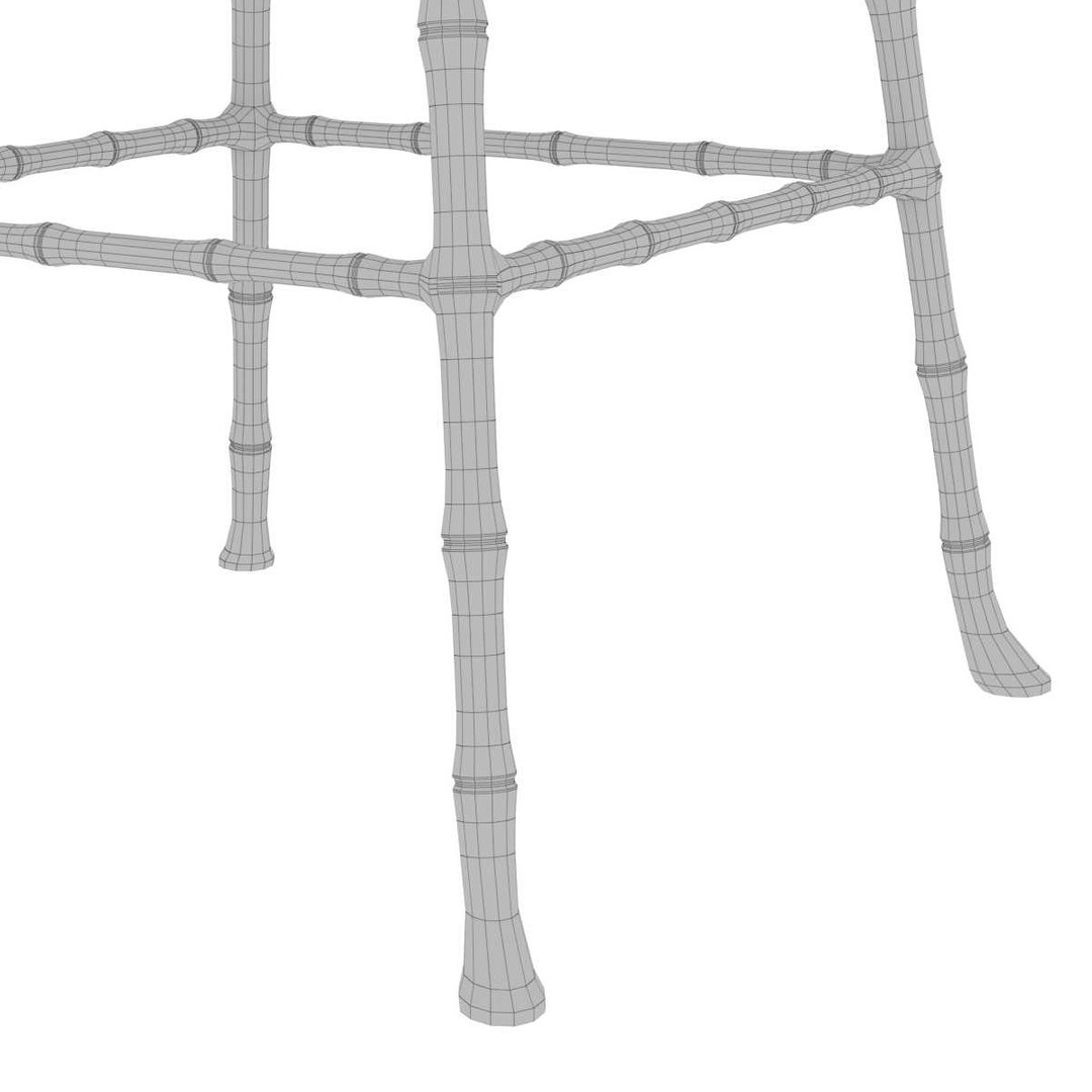 3D Rose Uniacke Upholstered Bar Stool - TurboSquid 1666054