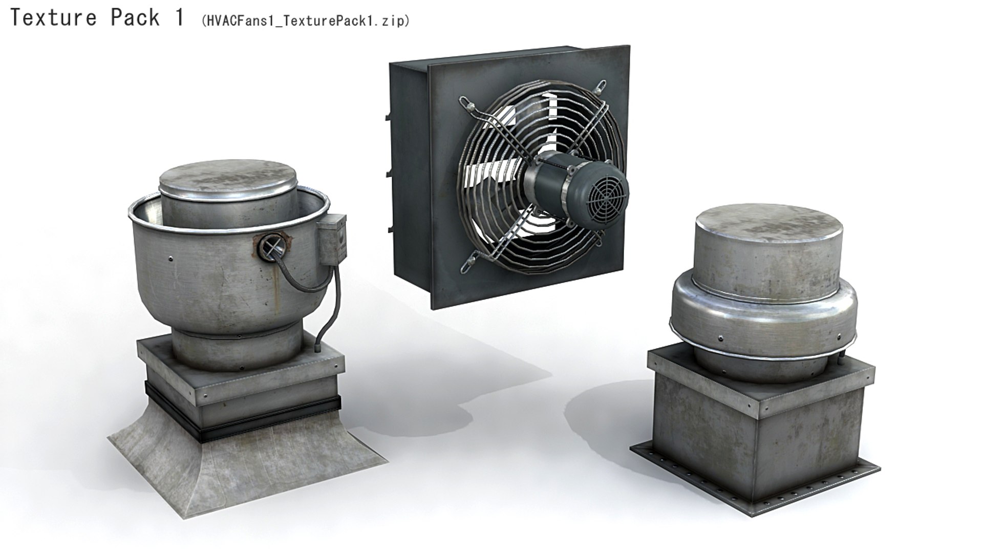Hvac Fans 3D Model - TurboSquid 1271951