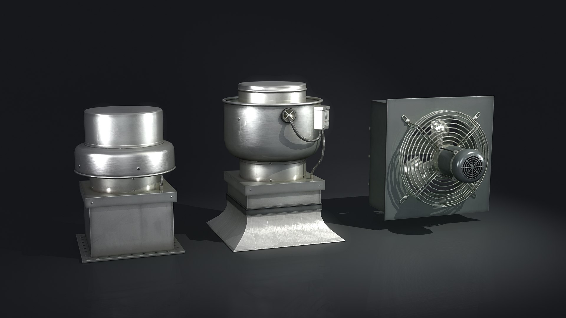 Hvac Fans 3D Model - TurboSquid 1271951