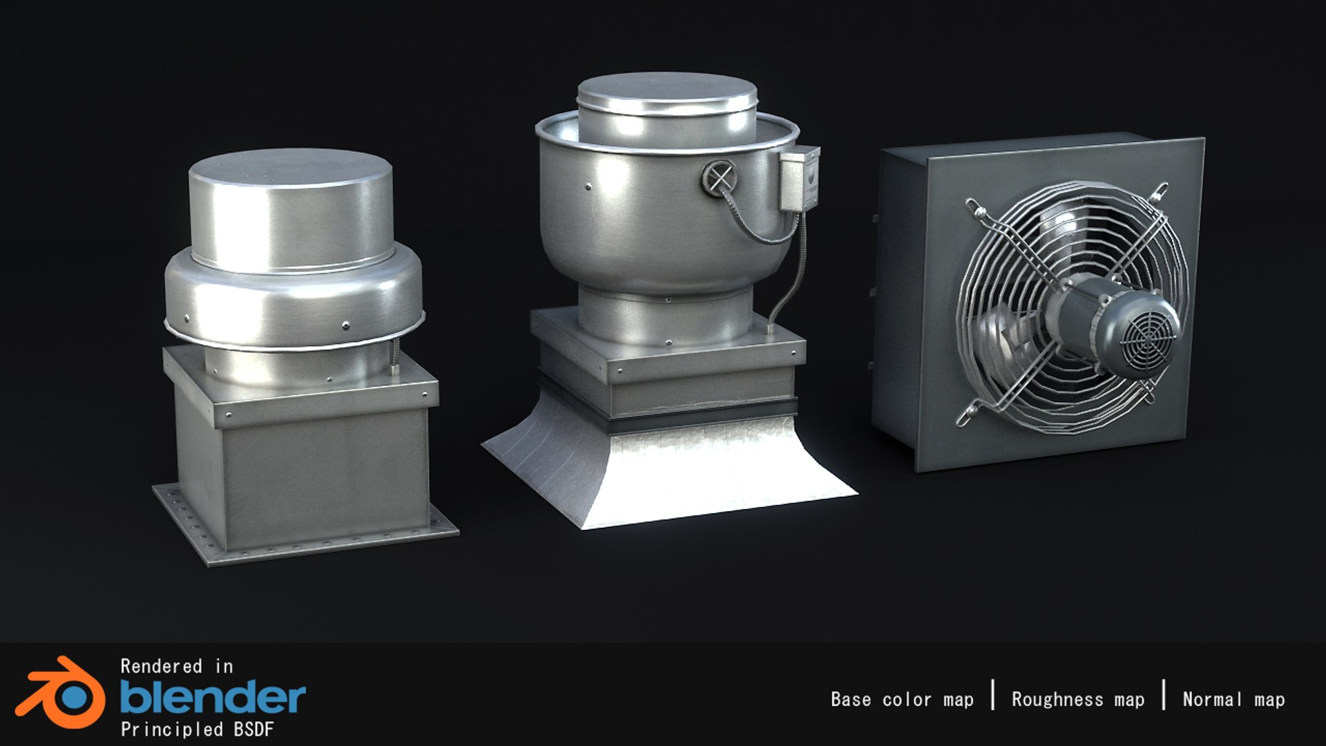 Hvac Fans 3D Model - TurboSquid 1271951