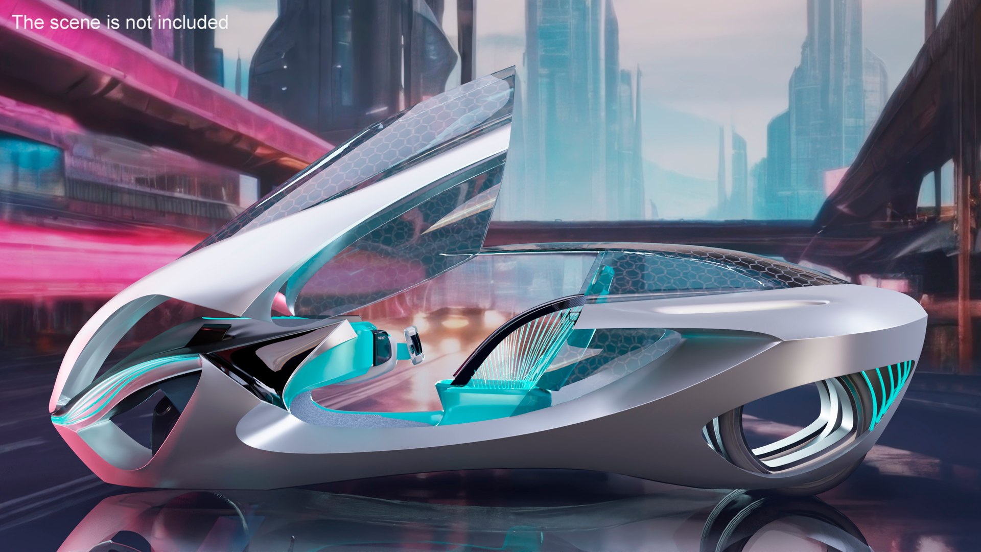 3D Futuristic Hover Car Taihoo Rigged Model - TurboSquid 2212755