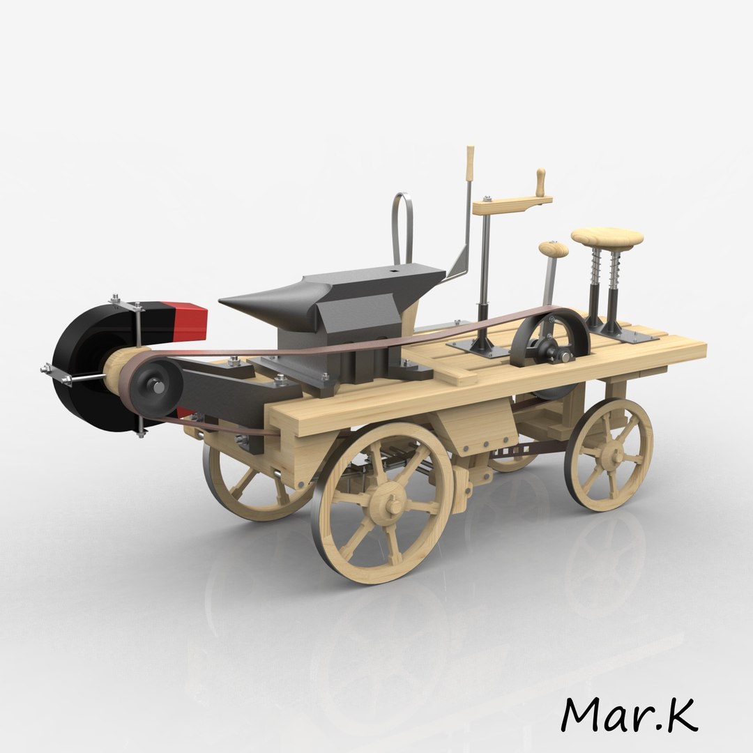 Crazy Magnet Car C4d