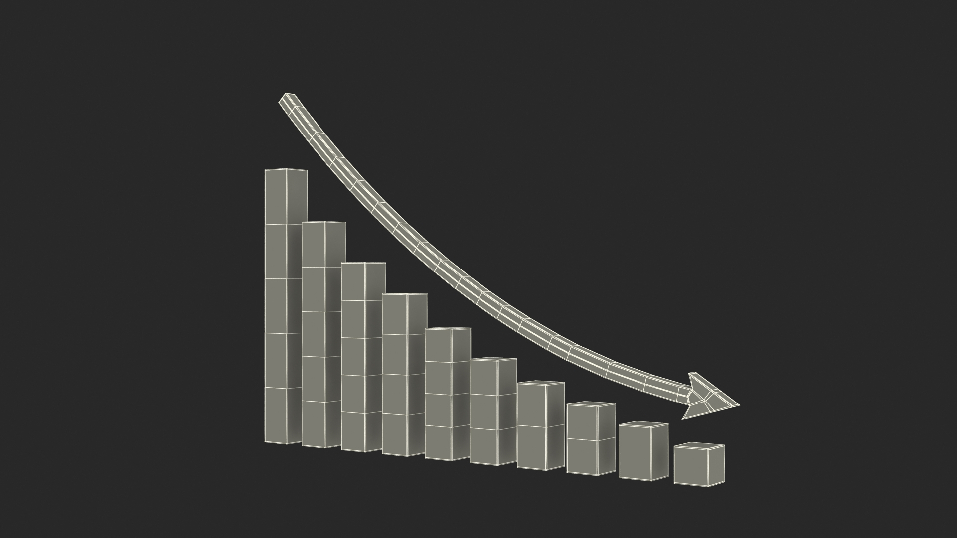 3D Model Graph Curved - TurboSquid 1702769