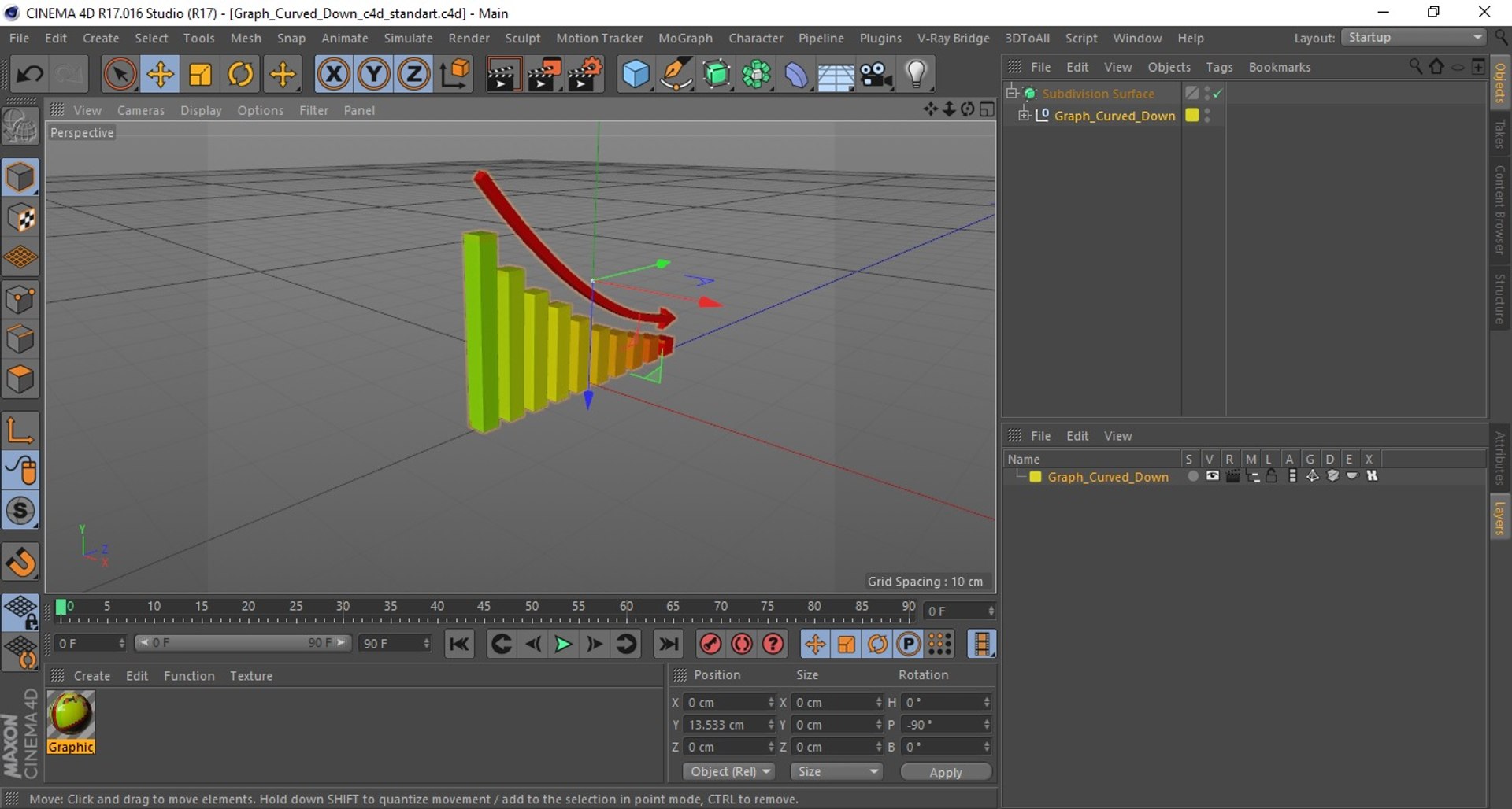 3D model graph curved - TurboSquid 1702769