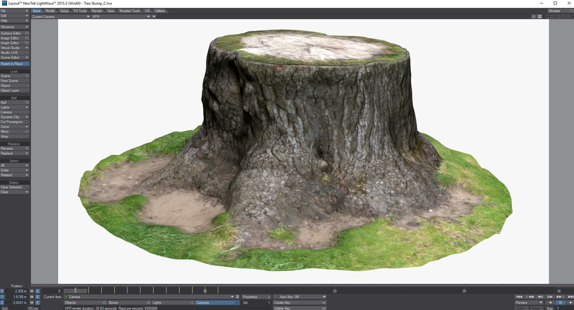 Free tree stump 3D model - TurboSquid 1415451