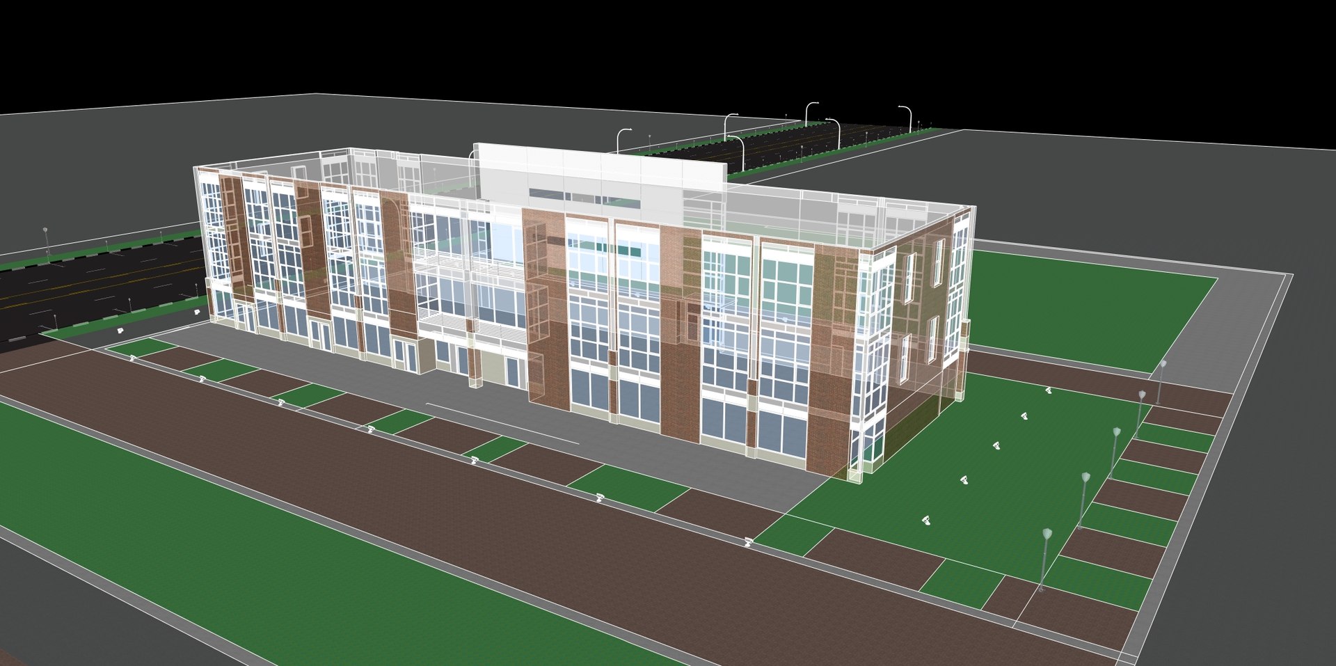 Mixed Use Building Multi Family Model - TurboSquid 2291642