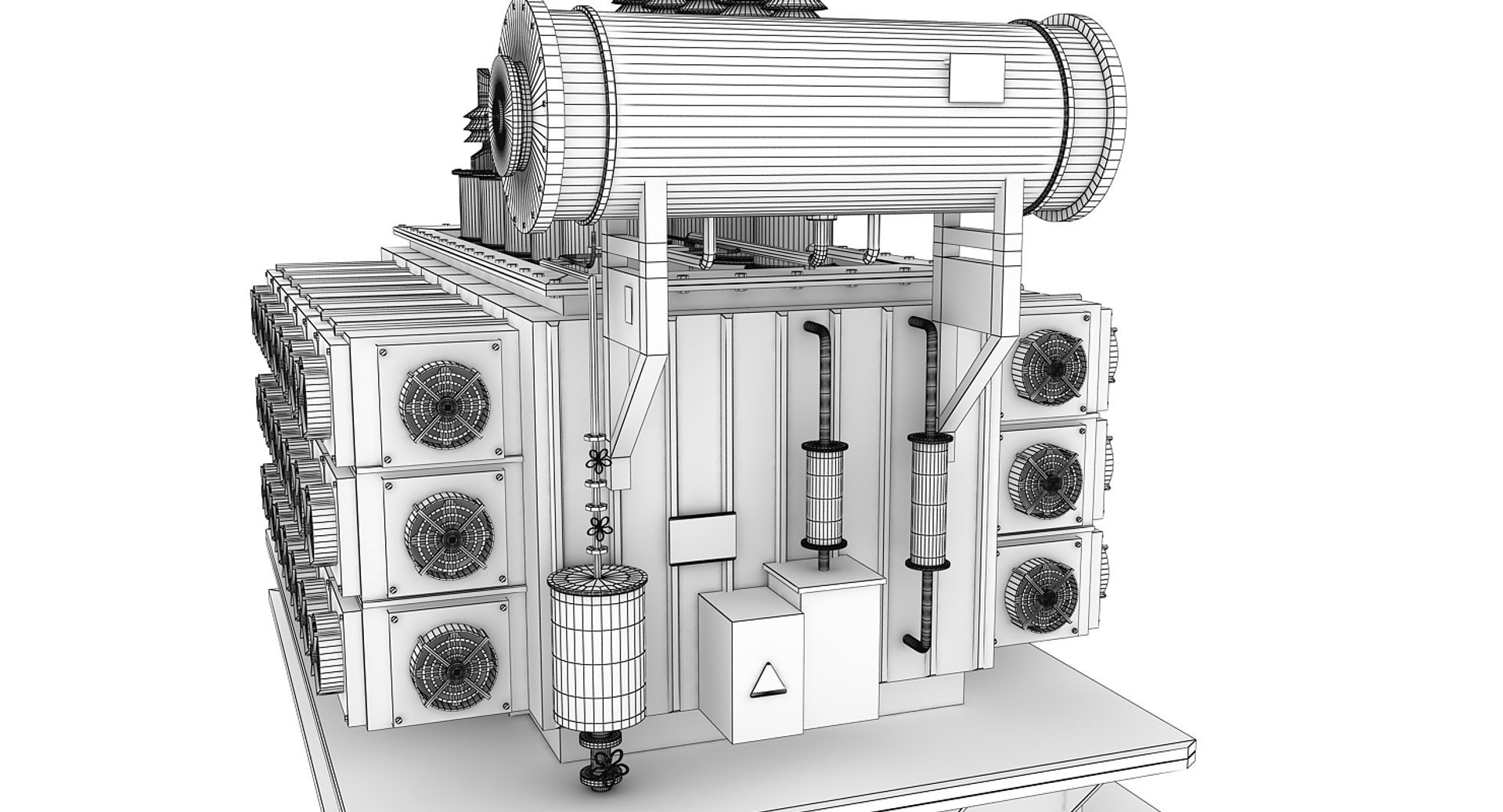 3D Power Transformer - TurboSquid 1228380
